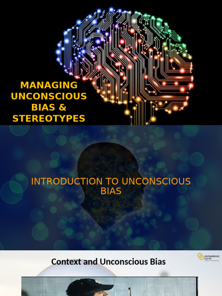 Managing Unconscious Bias & Stereotypes | PDF | Unconscious Mind | Bias