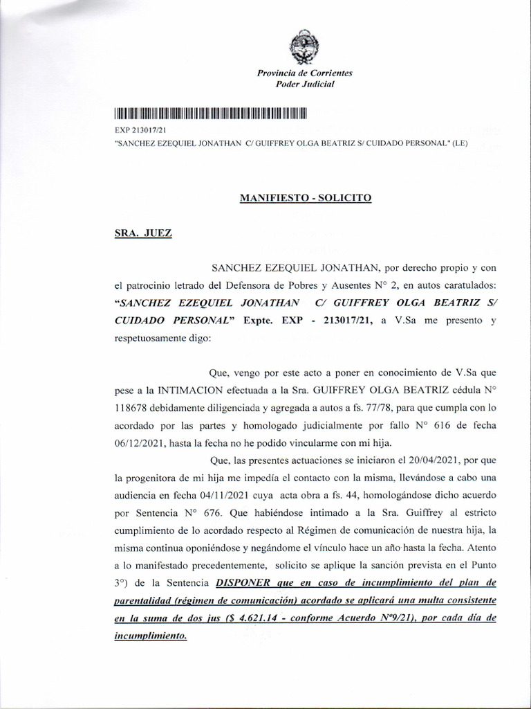 Solicita Aplicacion de Multas | PDF