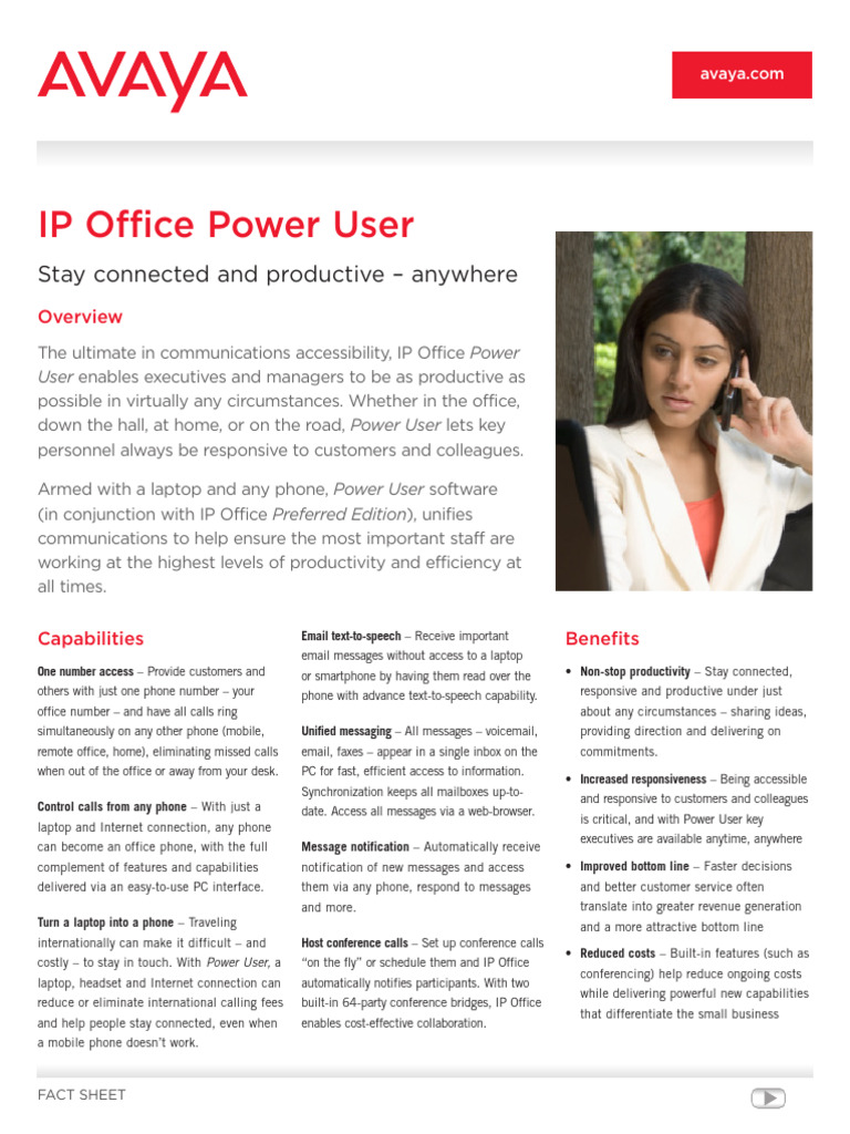 Ip Office Power User - lb4323 | PDF | Telephone | Voicemail