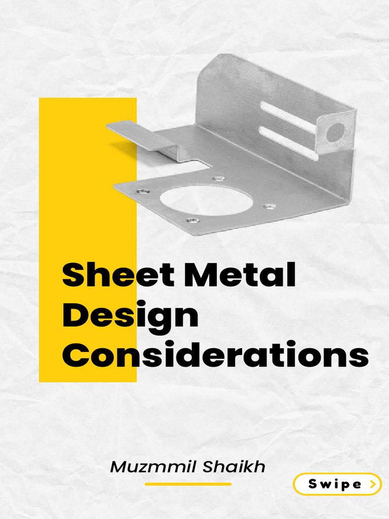 Sheetmetal Design Process | PDF | Home & Garden | Technology & Engineering
