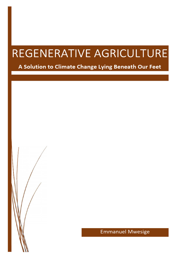 Regenerative Agriculture Pdf Agriculture Soil