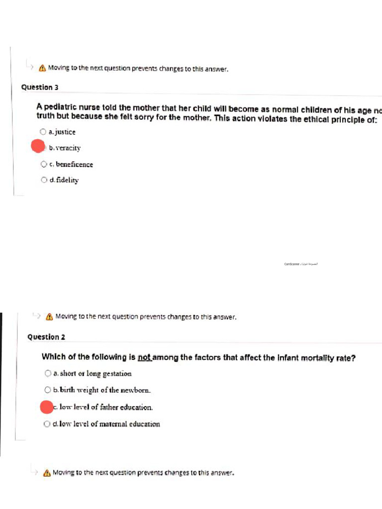 Quiz 1 Pediatric 2021 | PDF