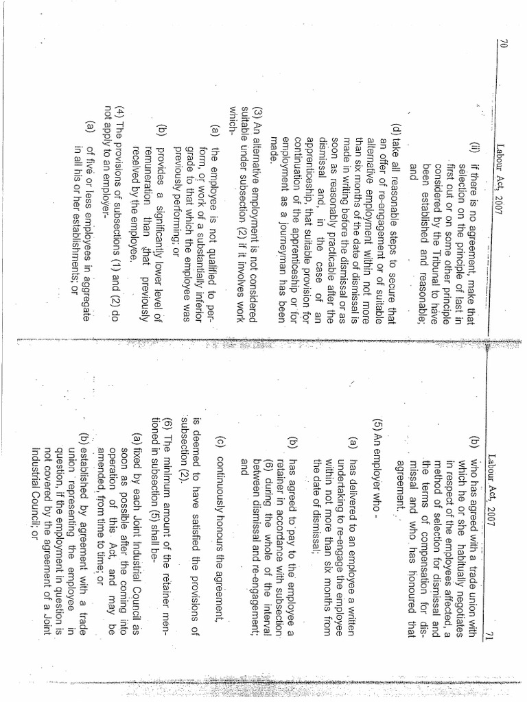 LABOR ACT Vol 2 | PDF