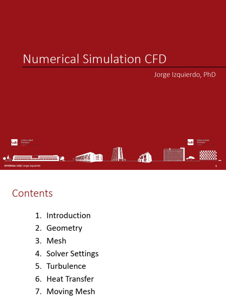 CFD Numerical Simulation Guide | PDF | Computational Fluid Dynamics | Fluid Dynamics
