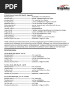 FAMU Spring 2025 Academic Calendar | PDF | Fee