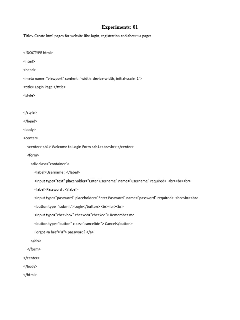 adl exp1,2 | PDF | Access Control | Web Development