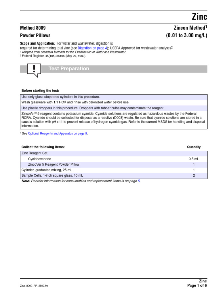 Zinc 8009 PP 2800 | PDF | Zinc | Magnesium