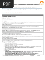 Cardiovascular Assessment Nursing With Images | PDF