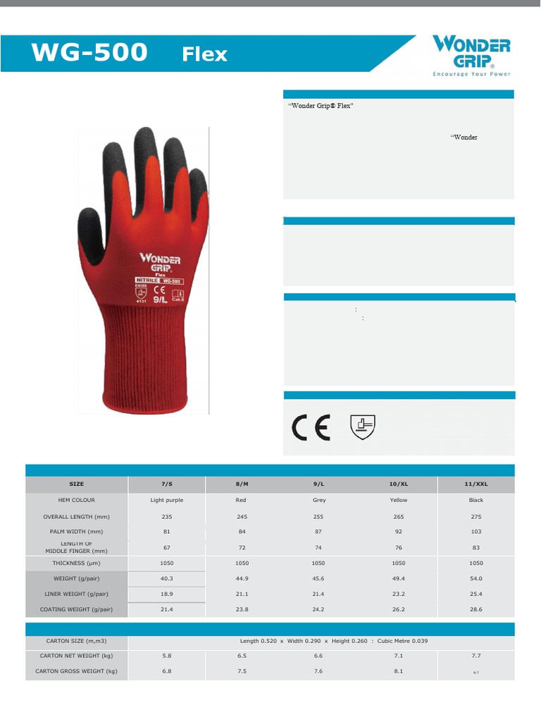 WG-500 EN 12701001 | PDF