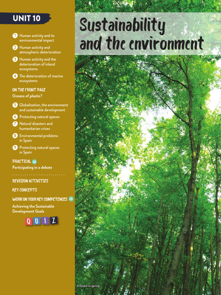 Sample Unit GEO 3 ESO | PDF | Human Impact On The Environment | Atmosphere Of Earth