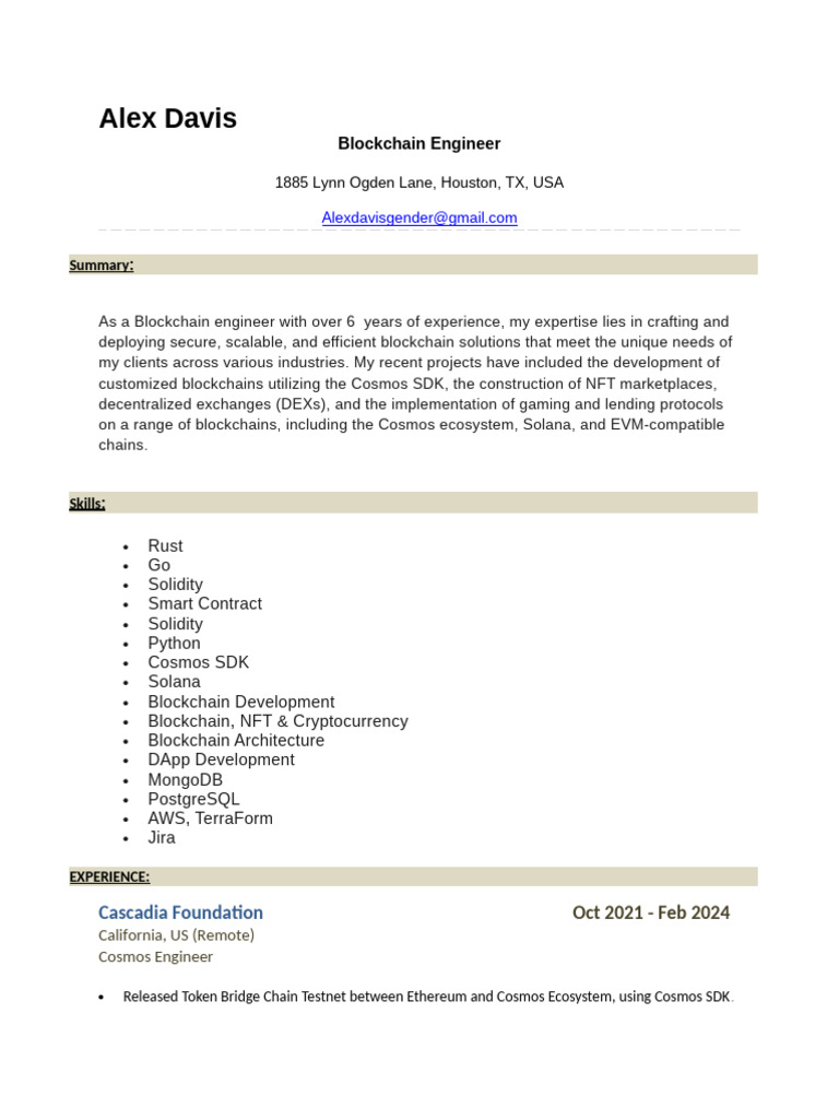 Dave CV | PDF | Computing | Information Technology