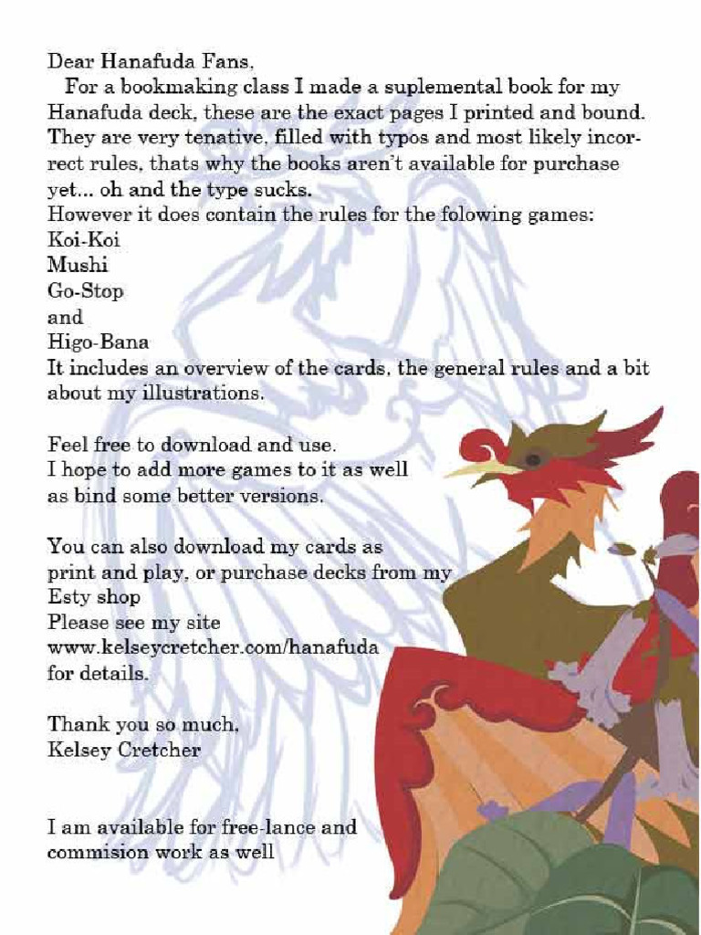 Hanafuda Game Book | PDF