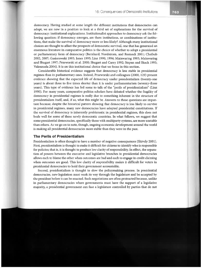 Chapter 16 Principles of Comparative Politics | PDF