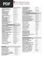 Academic Calendar 2025-2026 - Kenyon College | PDF | Academic Term ...