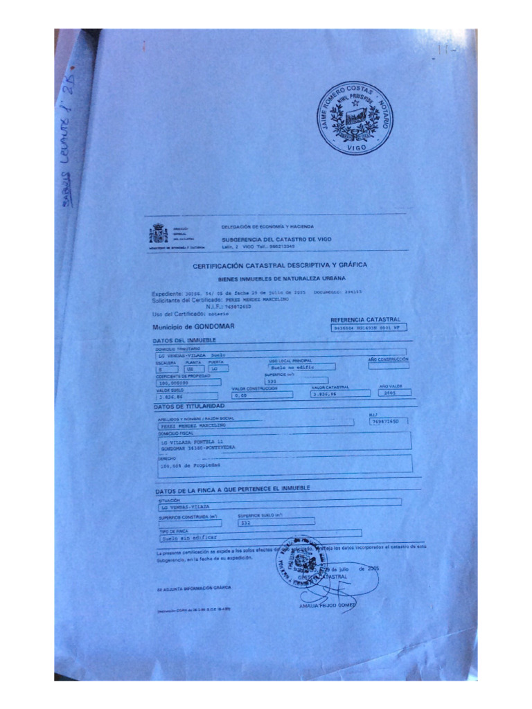 Hojas Catastro | PDF