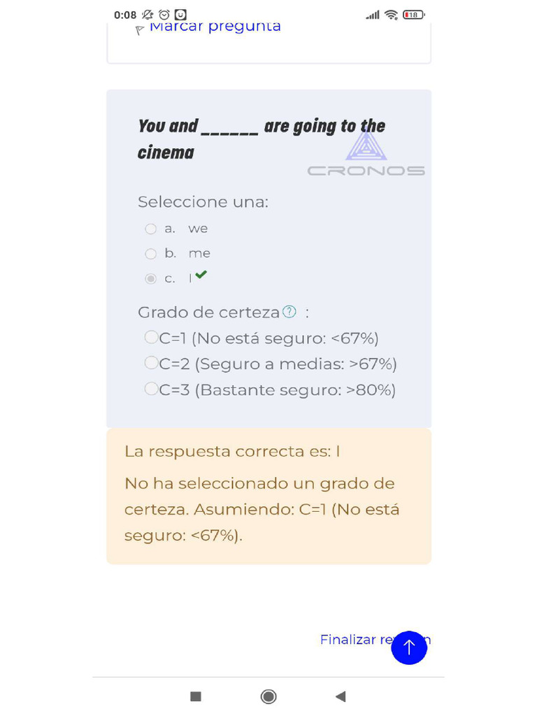 Test Ingles. Pronombres 1 | PDF