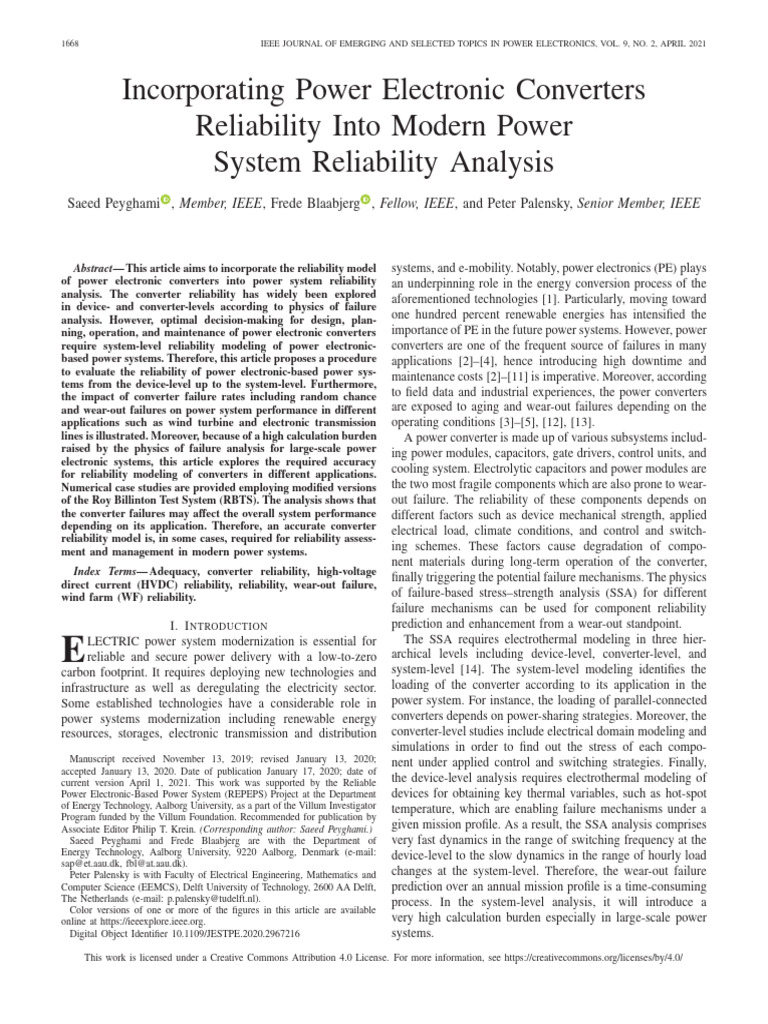 Power Converter Reliability in Systems | PDF | Reliability Engineering | Capacitor