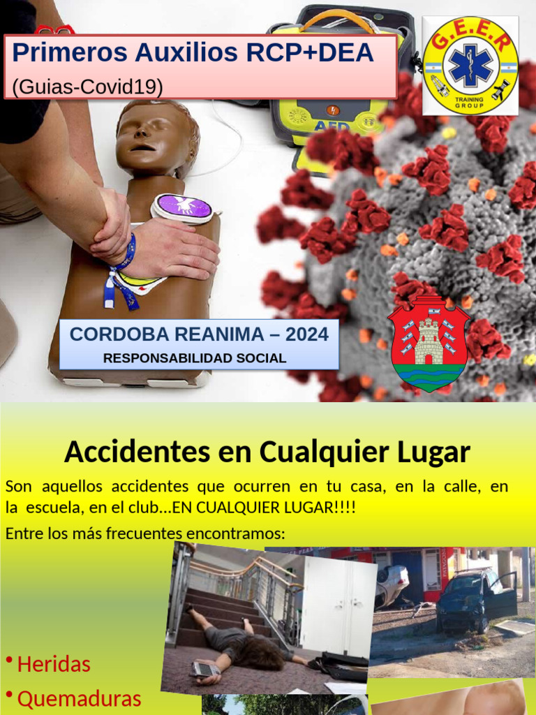 Cordoba Reanima Geer 2024 | PDF | Reanimación cardiopulmonar | Medicina ...