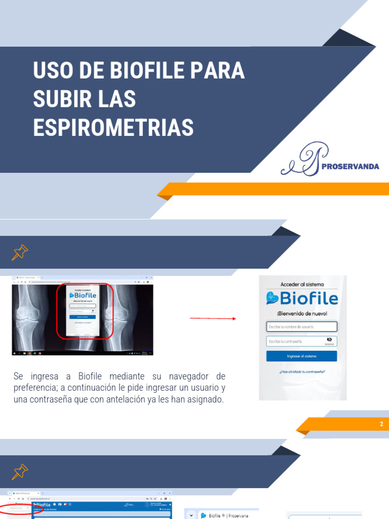 Uso de Biofile para Espirometrias | PDF | Informática | Software