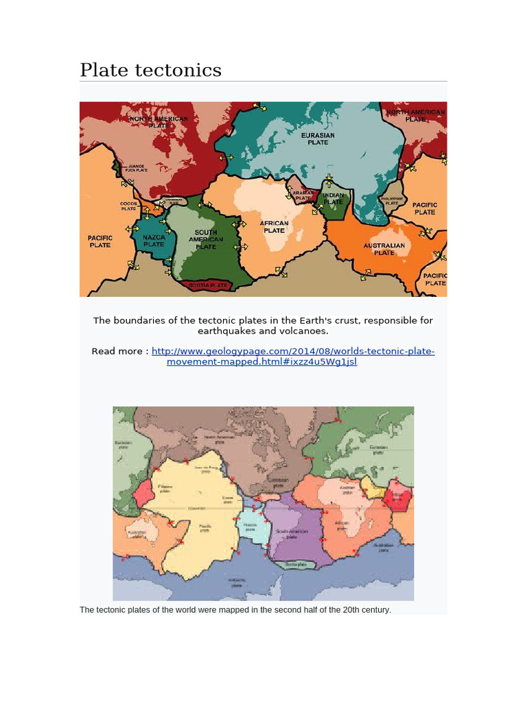 Plate tectonics | PDF | Plate Tectonics | Tectonics