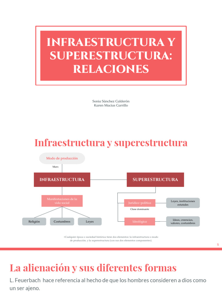 Infraestructura y Superestructura | PDF | La teoría de la alienación de Marx | Economía política