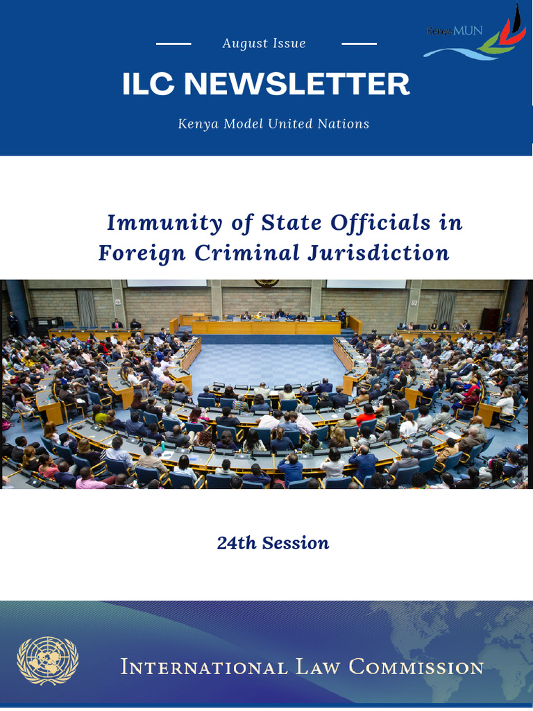 ILC Monthly Newsletter - August Issue-1 | PDF | International Law ...