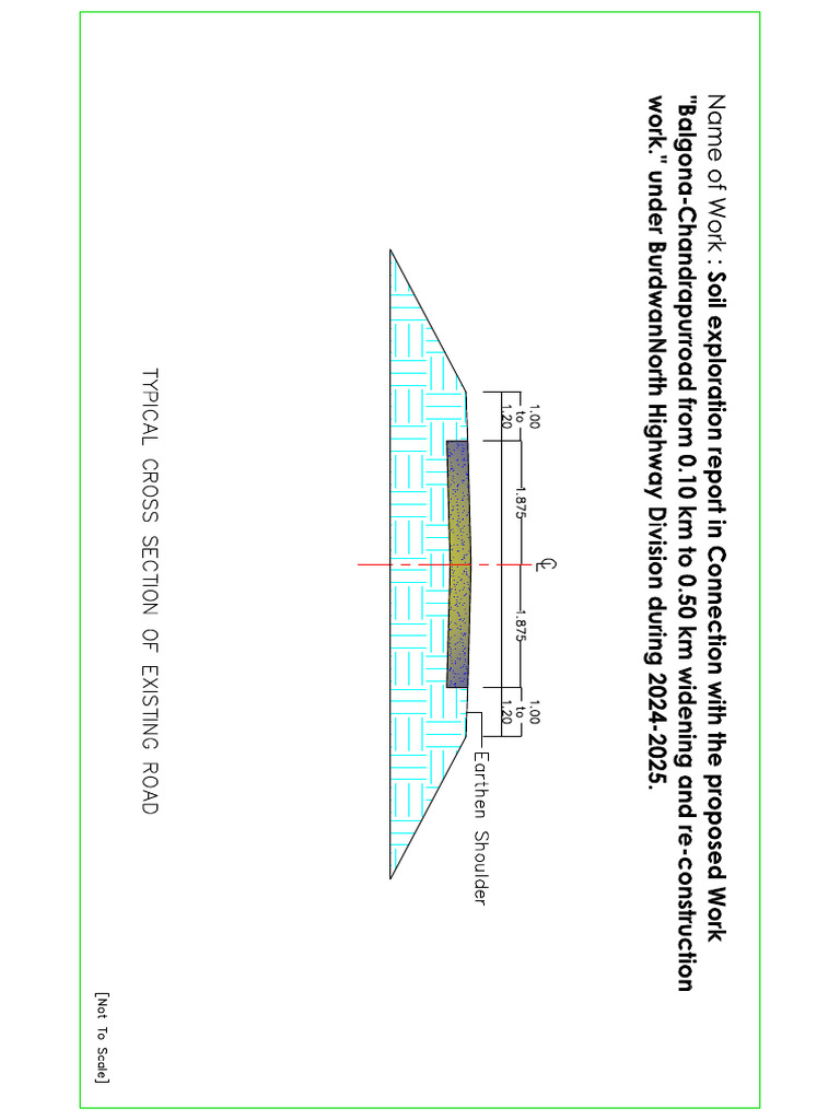 Cross Section of Road Model | PDF