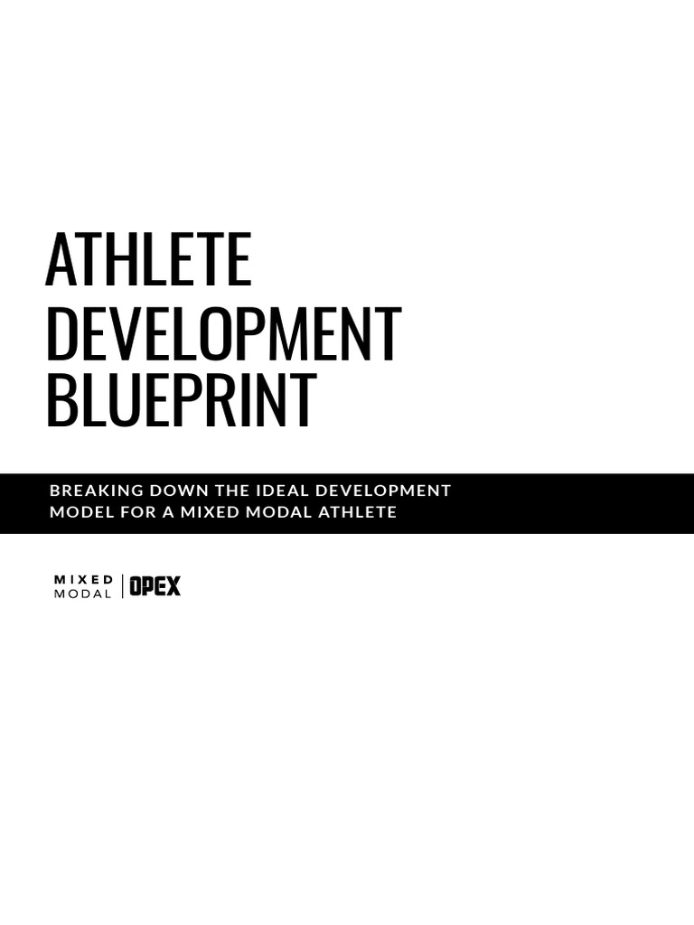 Athlete Development Blue Brint | PDF | Entropy