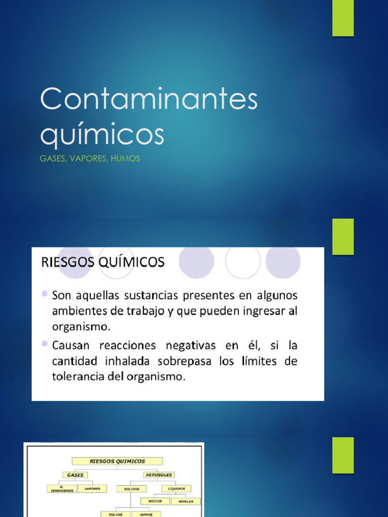 Contaminantes Quimicos 2 | PDF | Contaminación | Solvente