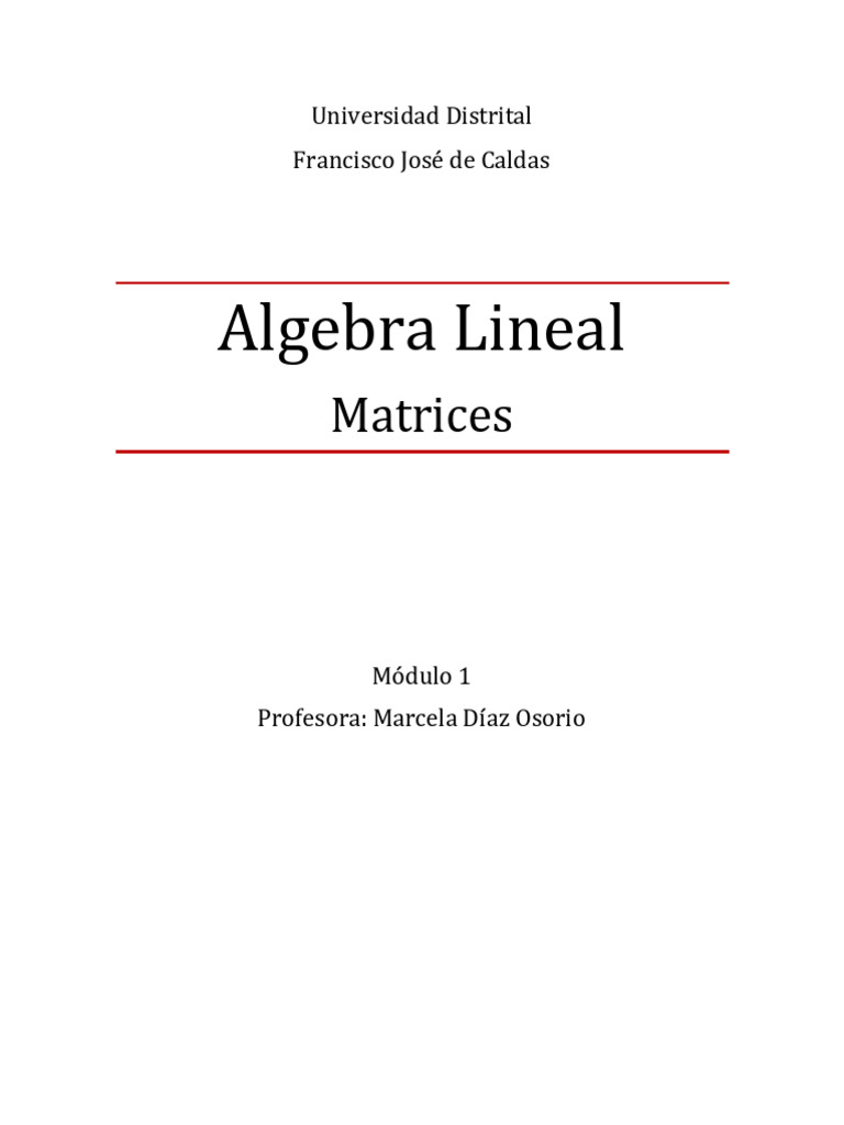 Multiplicación de Matrices y Formas Escalonadas | PDF | Matriz (Matemáticas) | Funciones y mapeos