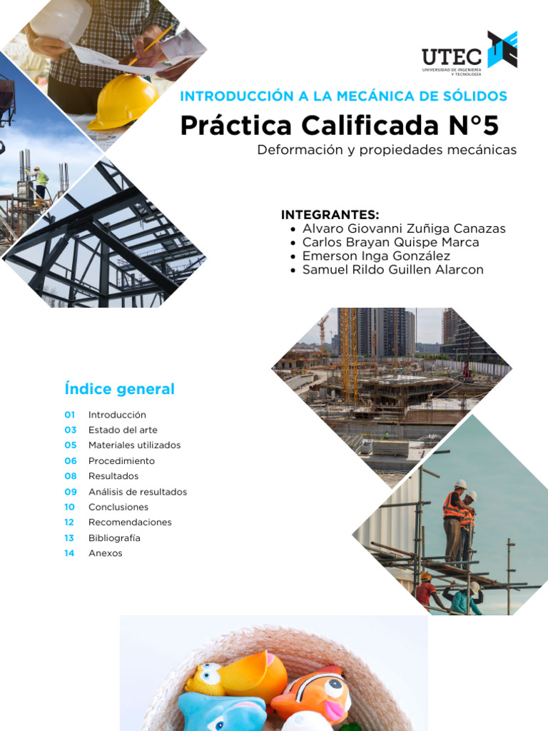 PC 5 | PDF | Deformación (ingeniería) | Elasticidad (Física)