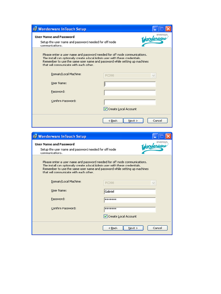 Manual Intouch | PDF