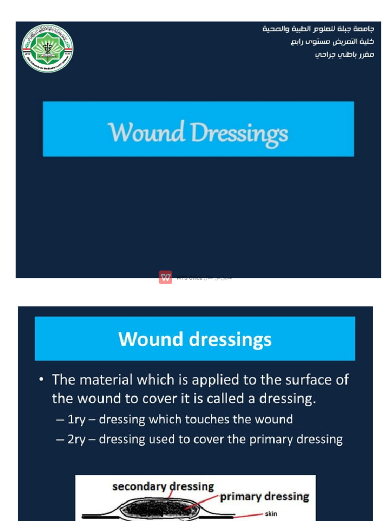 Wound Dressing | PDF