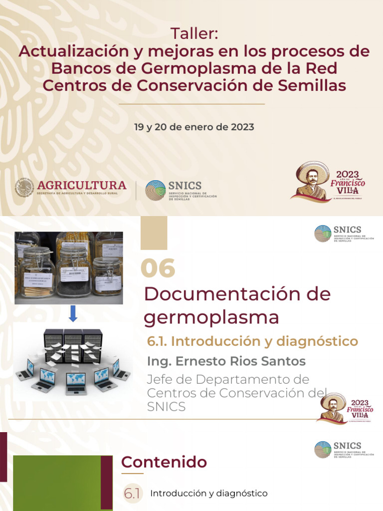 Documentaci N de Germoplasma | PDF | Agricultura | Software de la aplicacion