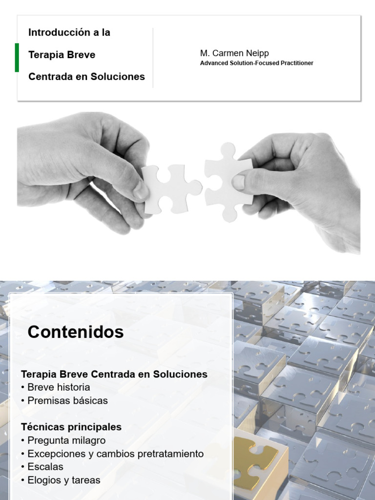 Terapia Breve Centrada en Soluciones | PDF | Psicoterapia | Conceptos ...