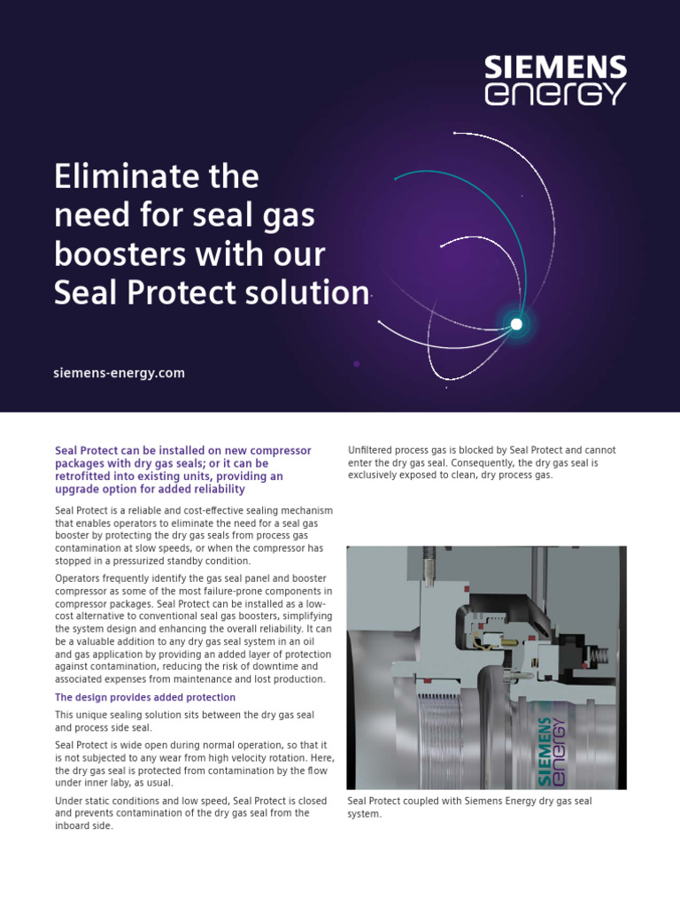 Compressor DGS Seal Protector Reduces Contamination | PDF | Gases ...