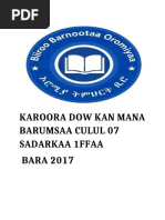 Unka Madaallii Daree 2015 | PDF