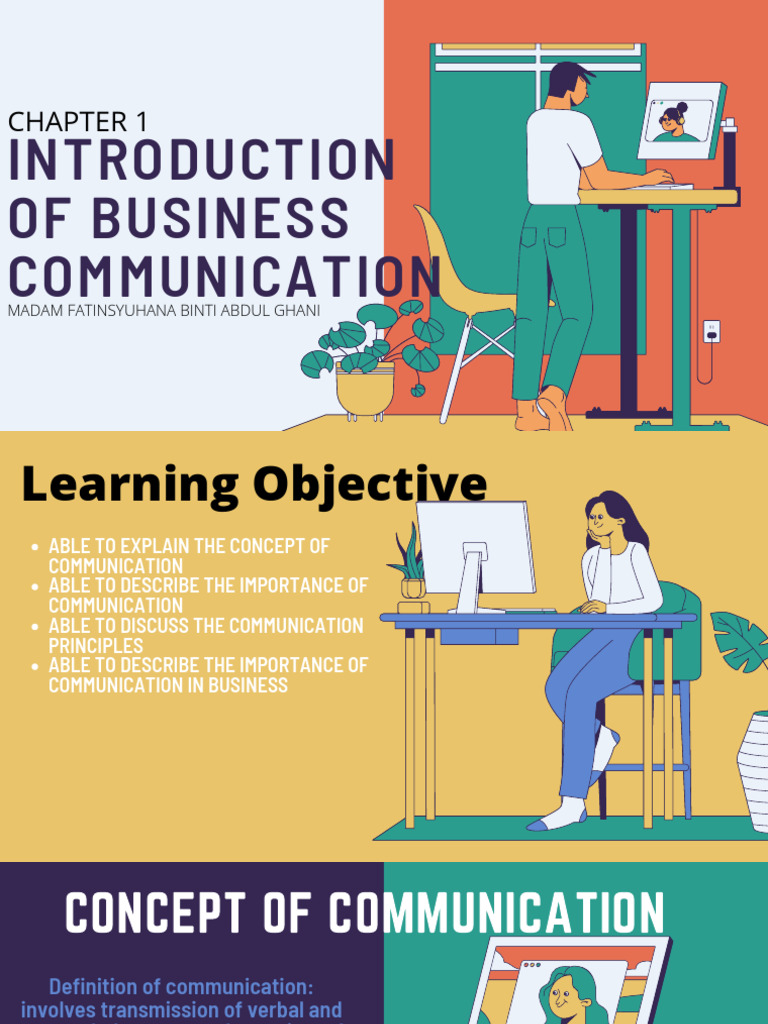 Chapter 1 Introduction of Business Communication | PDF | Communication | Human Communication