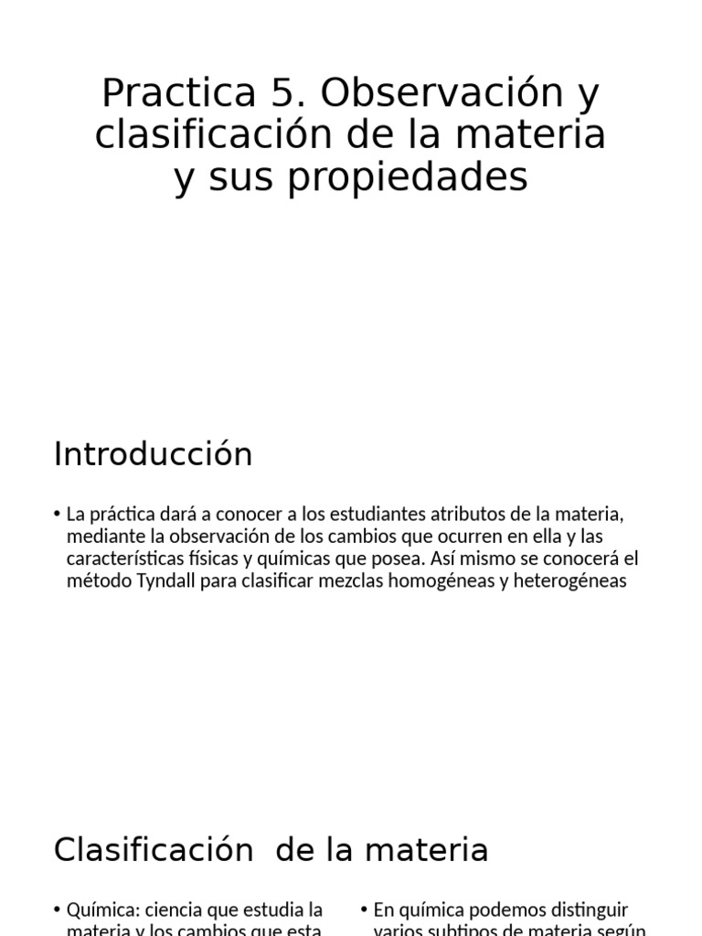 Clasificación y propiedades de la materia | PDF | Coloide | Concentración