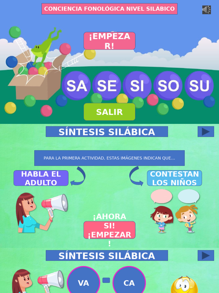 Actividades de Conciencia Fonológica | PDF | Sílaba | Fonología