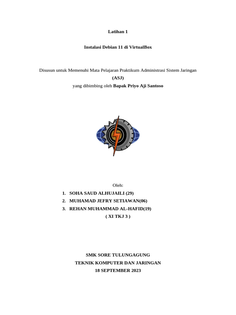 Format Laporan Asj Baru | PDF | Komputer