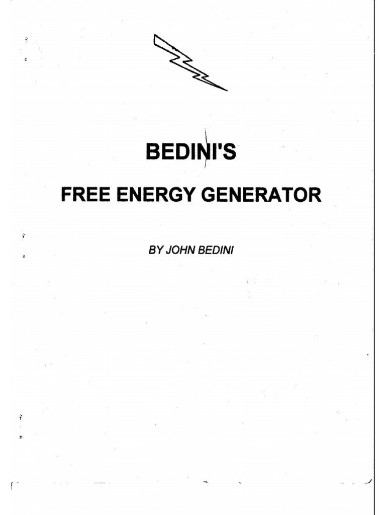Bedini Free Energy Generator E-Book | PDF