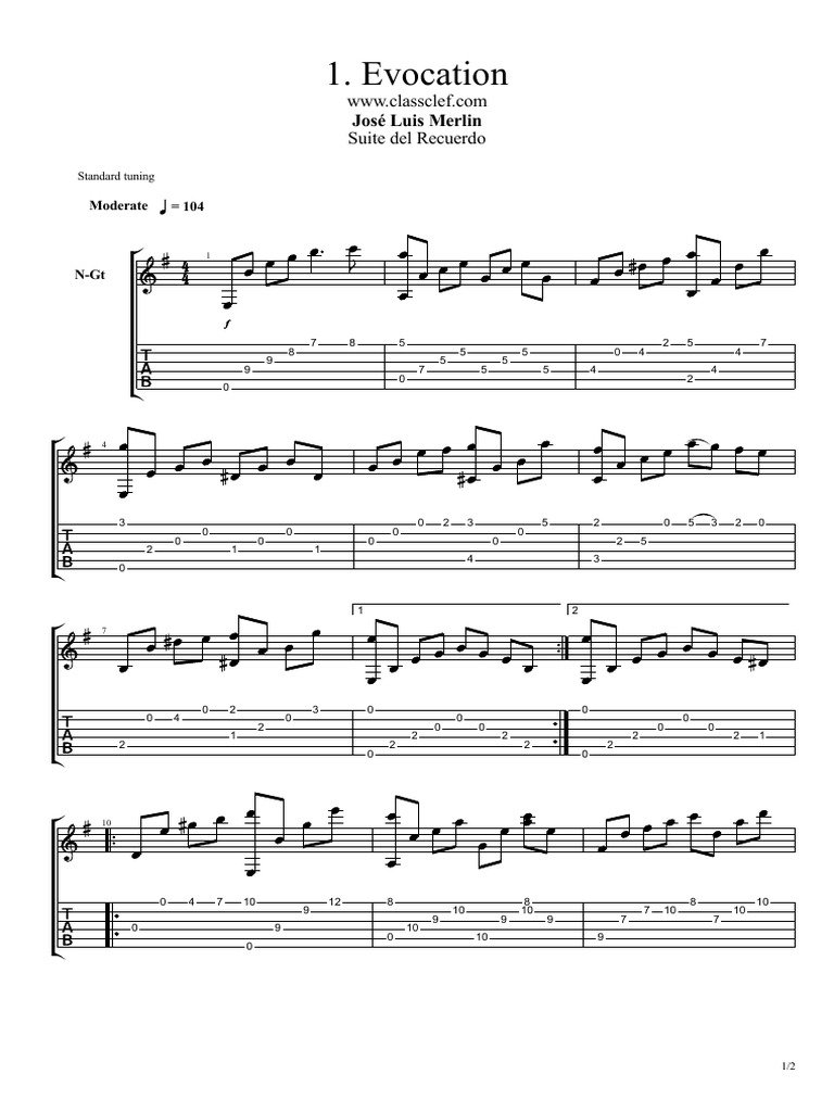 Evocation by Jose Luis Merlin | PDF