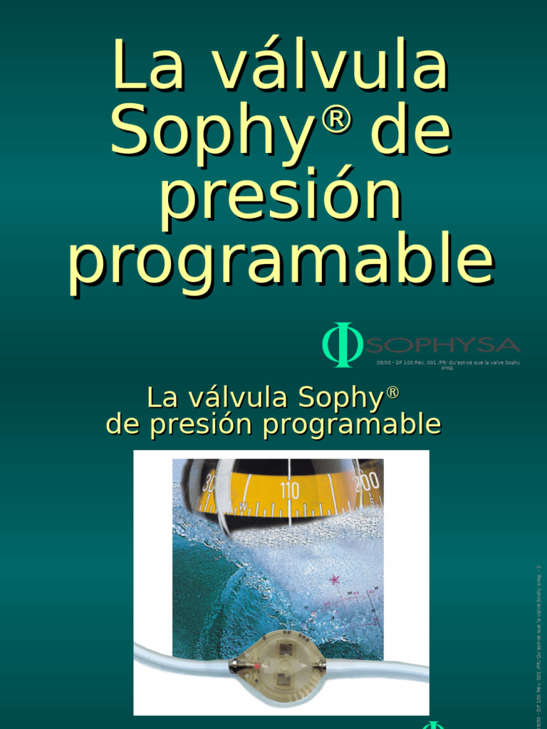 Válvula Programable SOPHY | PDF | Tecnología