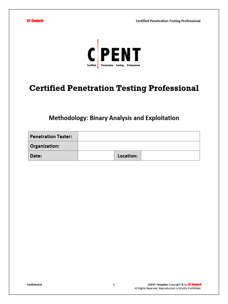 CPENT Module 13 Binary Analysis and Exploitation | PDF | Penetration ... CPENT Module 13 Binary Analysis and Exploitation | PDF | Penetration ...