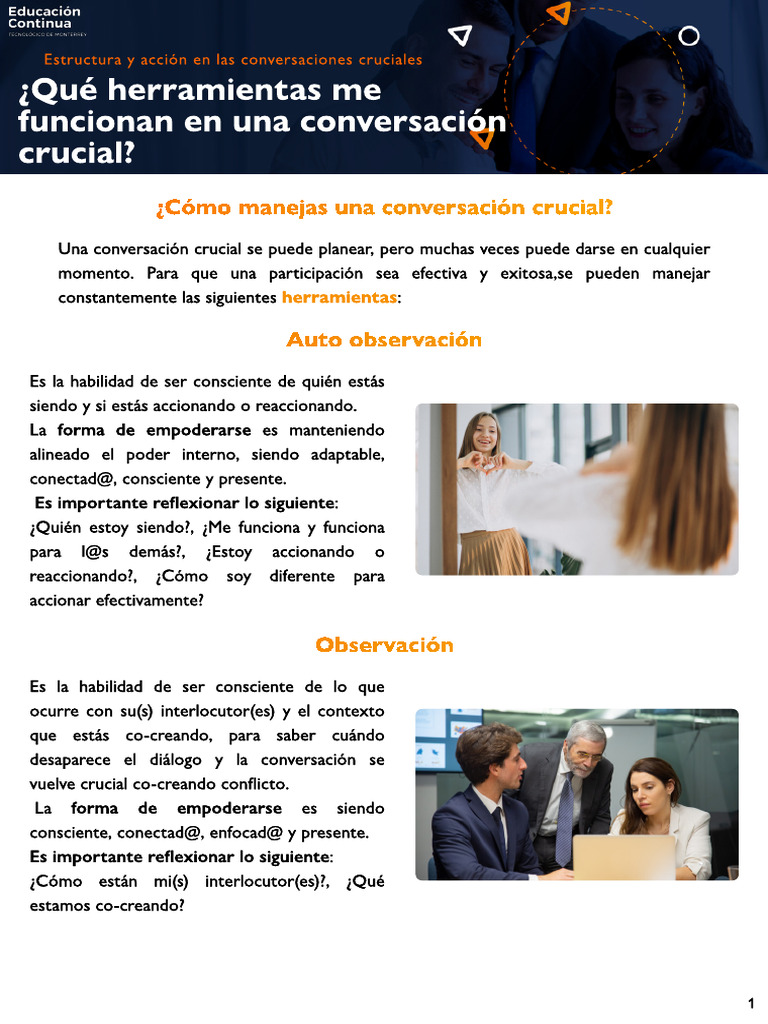 16-LEC ¿Qué Herramientas Me Funcionan en Una Conversación Crucial | PDF ...