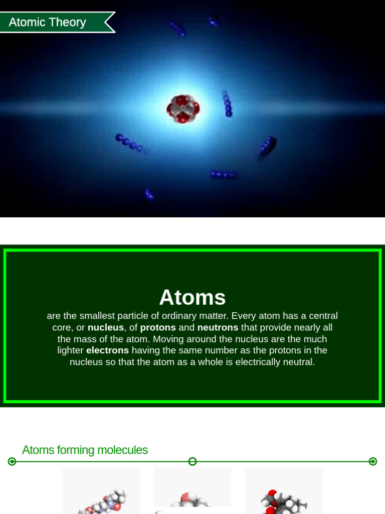 01 Atomic Theory | PDF | Atoms | Chlorine