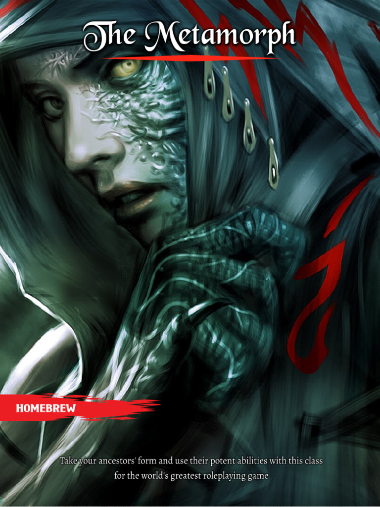 Class - Metamorph - GM Binder | PDF | Gary Gygax Games | D20 System