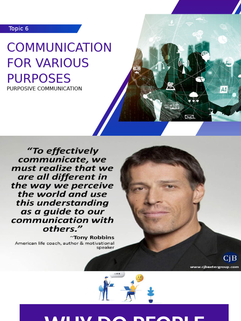 Purposive Communication Lesson 6 | PDF | Persuasion | Communication