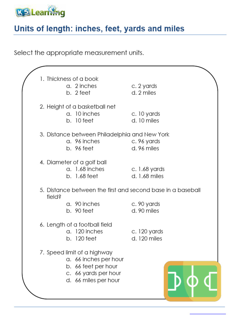Grade 4 Measurement Units of Length B | PDF